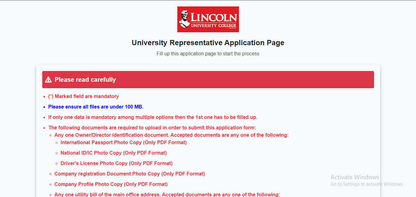 Lincoln University College Website Support FAQs